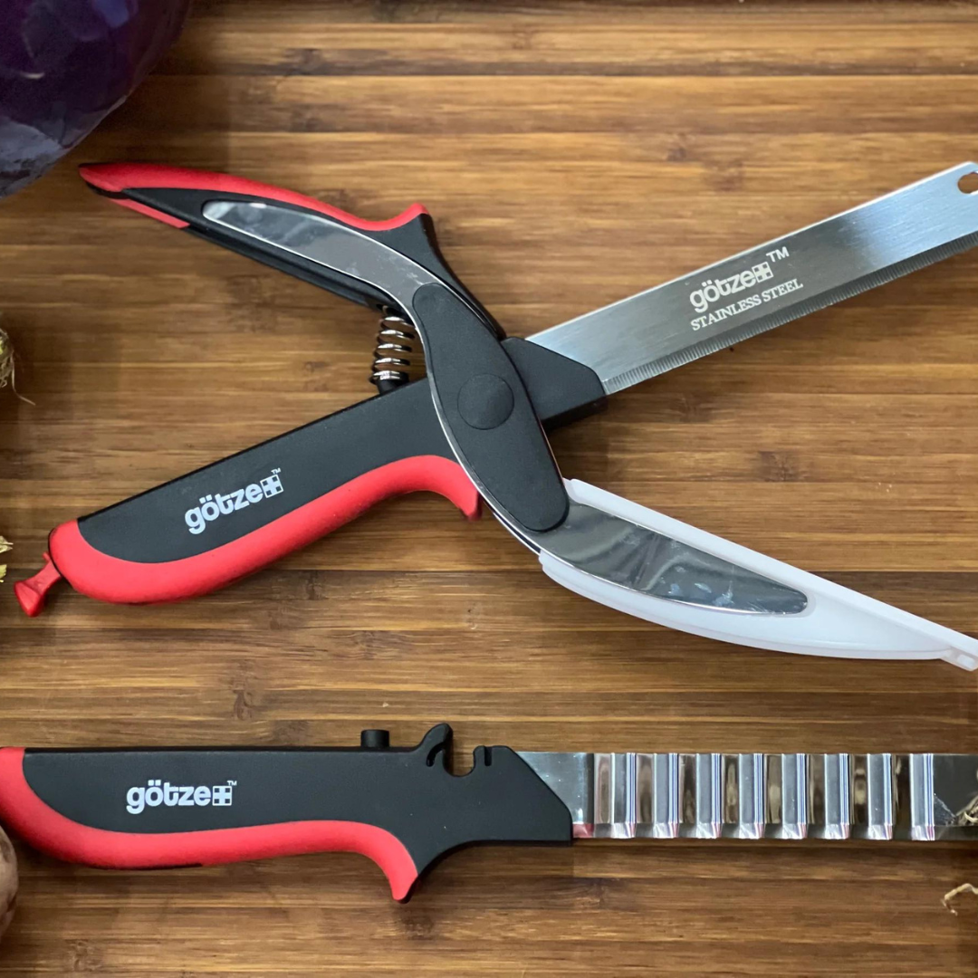 Revolutionary 5-in-1 Kitchen Scissors: Chop Veggies, Meat & More in Se ...