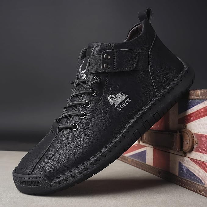 DAGY LEATHER SHOES - BLACK – Space Life Store